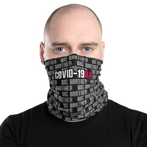 COVID-1984 Big Brother Washable Face Mask Neck Gaiter - Etsy