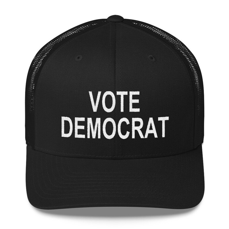 Vote Democrat Embroidered Trucker Cap Election 2020 Hat - Etsy