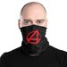 Anarchy Punk Rock Washable Face Mask Neck Gaiter - Etsy