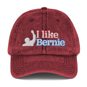 I Like Bernie Embroidered Vintage Cotton Twill Cap | Bernie Sanders for ...