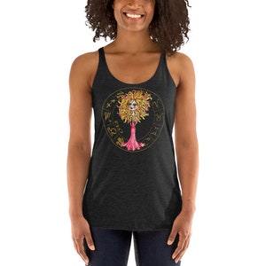 Leo Zodiac Sign Tank - Women's Racerback Tank - Adult - XS - XL - Etsy