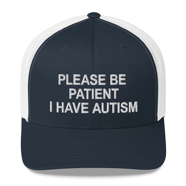 Please Be Patient I Have Autism Hat - Etsy