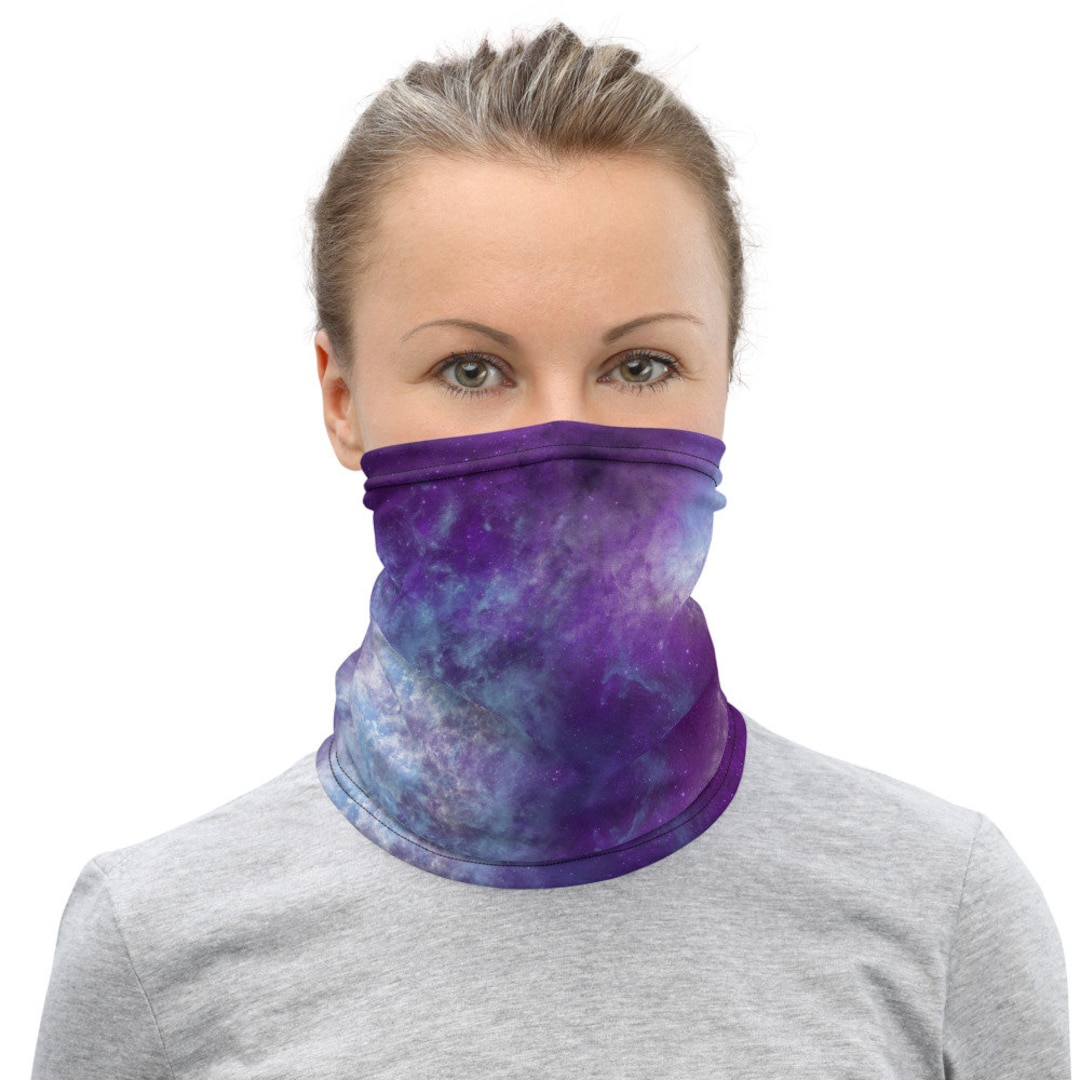 Universe Watercolor Washable Face Mask Neck Gaiter - Etsy