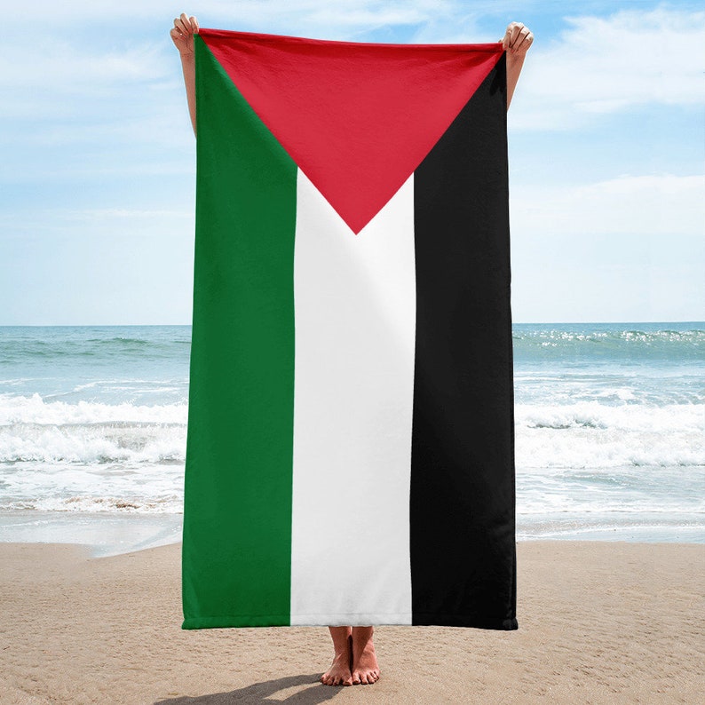 Palestine Flag Beach Towel Free Palestine - Etsy