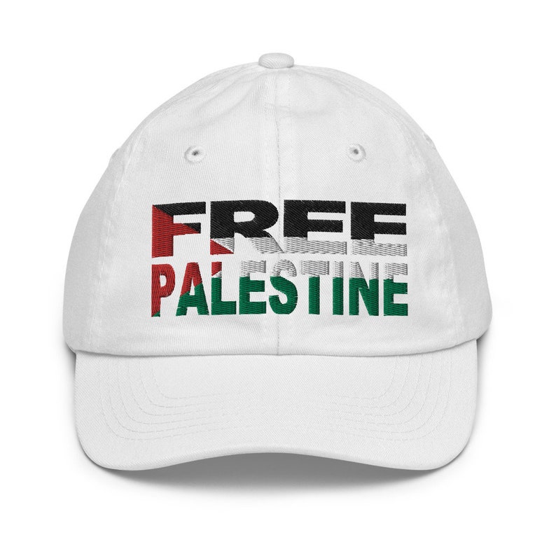 Free Palestine Embroidered Youth Baseball Cap Kids Hat - Etsy