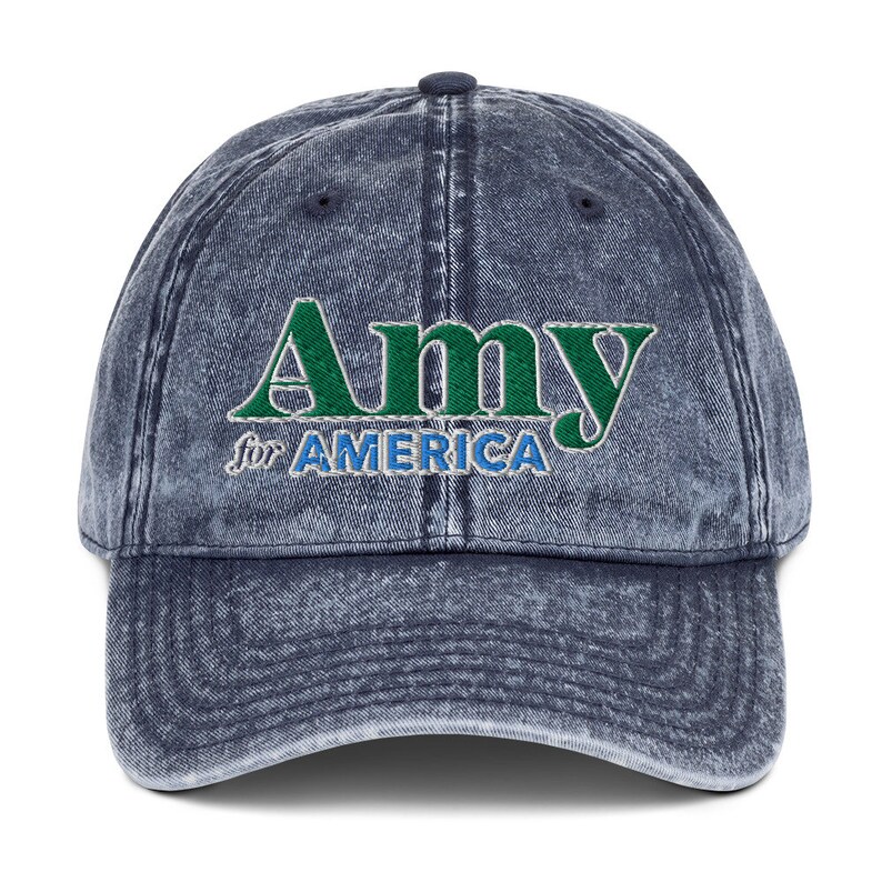 Amy for America Embroidered Vintage Cotton Twill Cap Hat Amy - Etsy