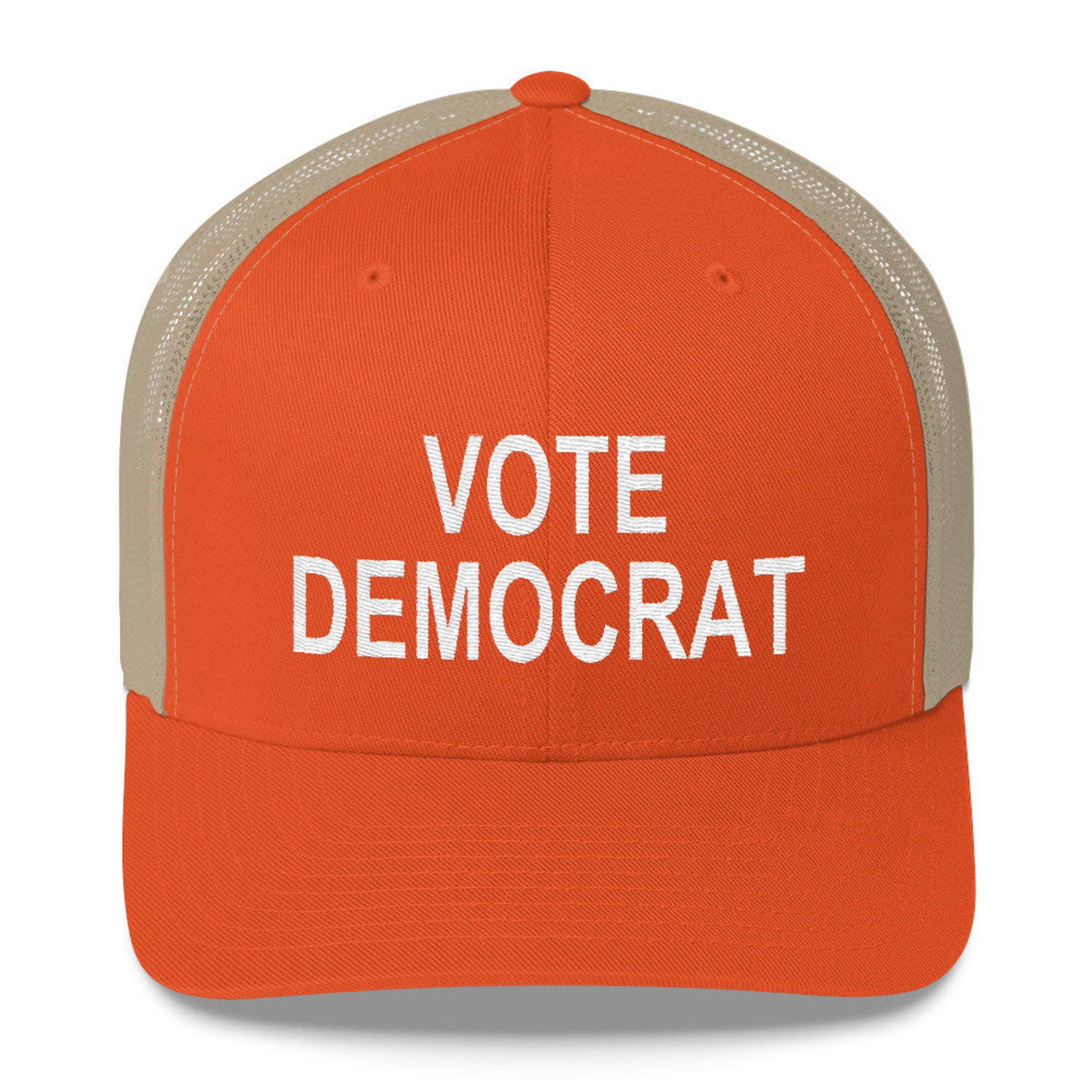 Vote Democrat Embroidered Trucker Cap Election 2020 Hat - Etsy