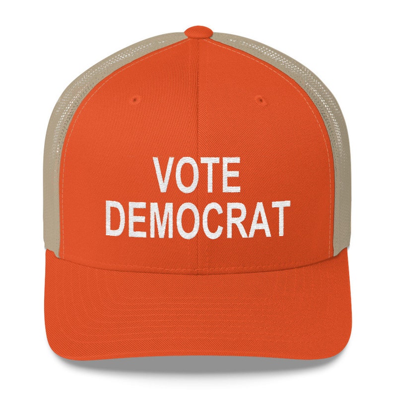 Vote Democrat Embroidered Trucker Cap Election 2020 Hat - Etsy