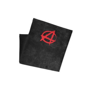 Anarchy Punk Rock Washable Face Mask Neck Gaiter - Etsy