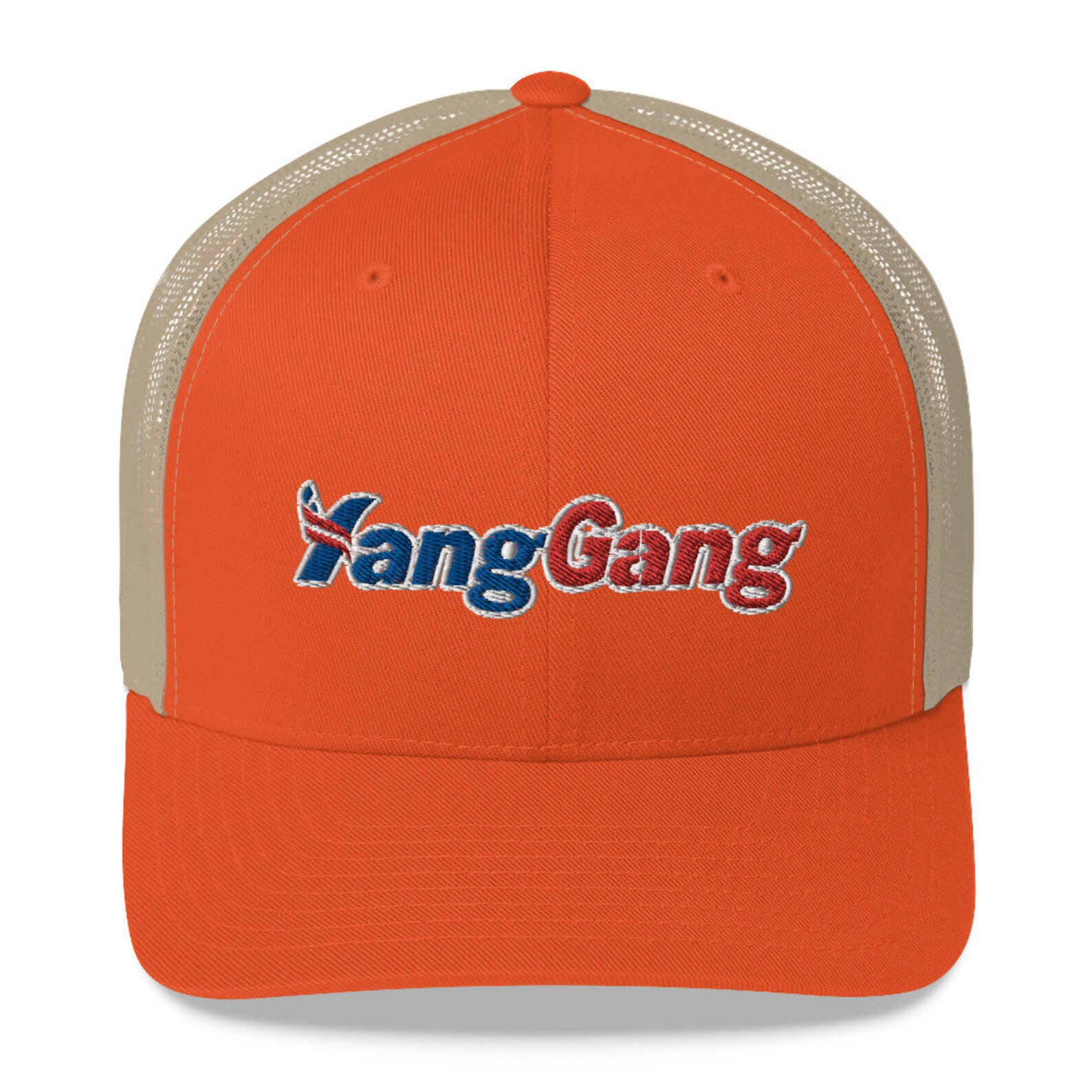 Yang Gang Embroidered Trucker Cap | Andrew Yang for President Hat ...