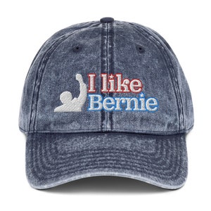 I Like Bernie Embroidered Vintage Cotton Twill Cap | Bernie Sanders for ...