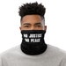 No Justice No Peace Washable Face Mask Neck Gaiter Black - Etsy