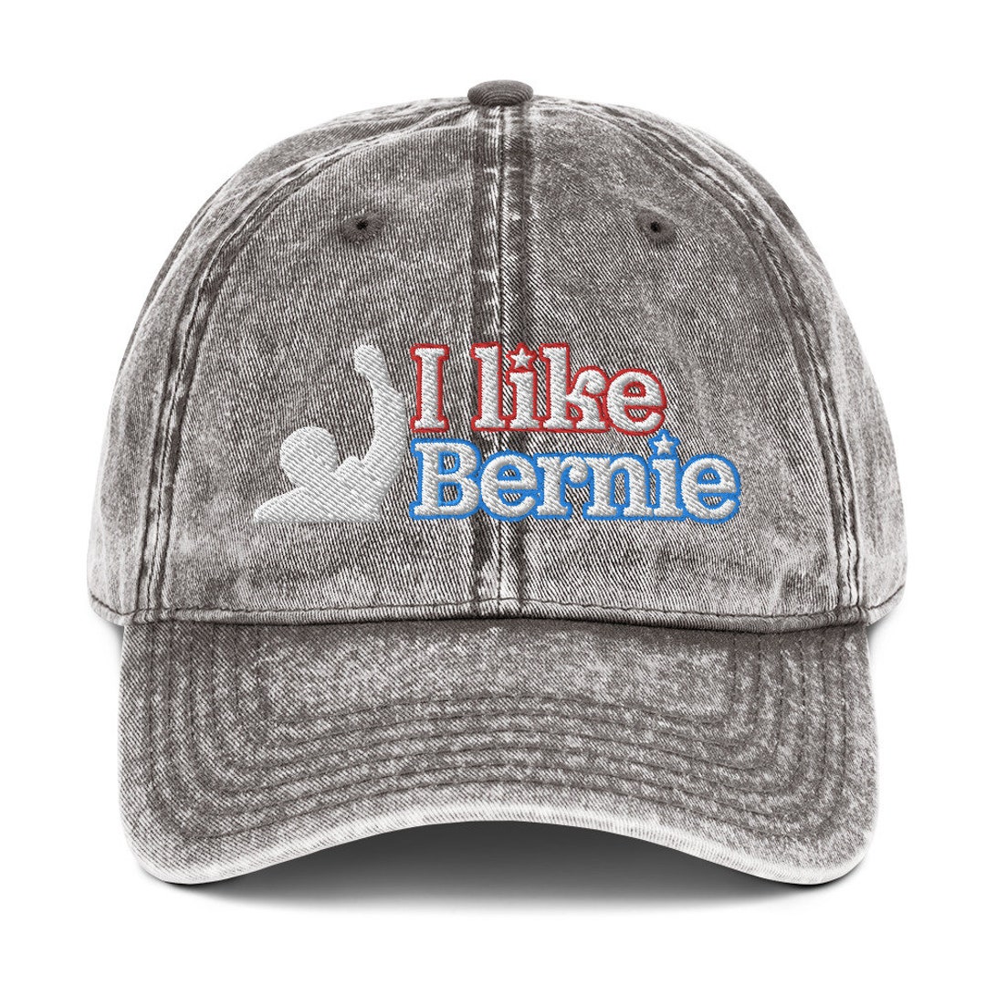 I Like Bernie Embroidered Vintage Cotton Twill Cap | Bernie Sanders for ...