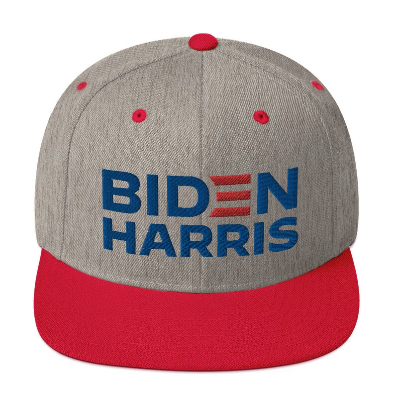 Biden Harris Embroidered Snapback Hat Joe Biden for - Etsy