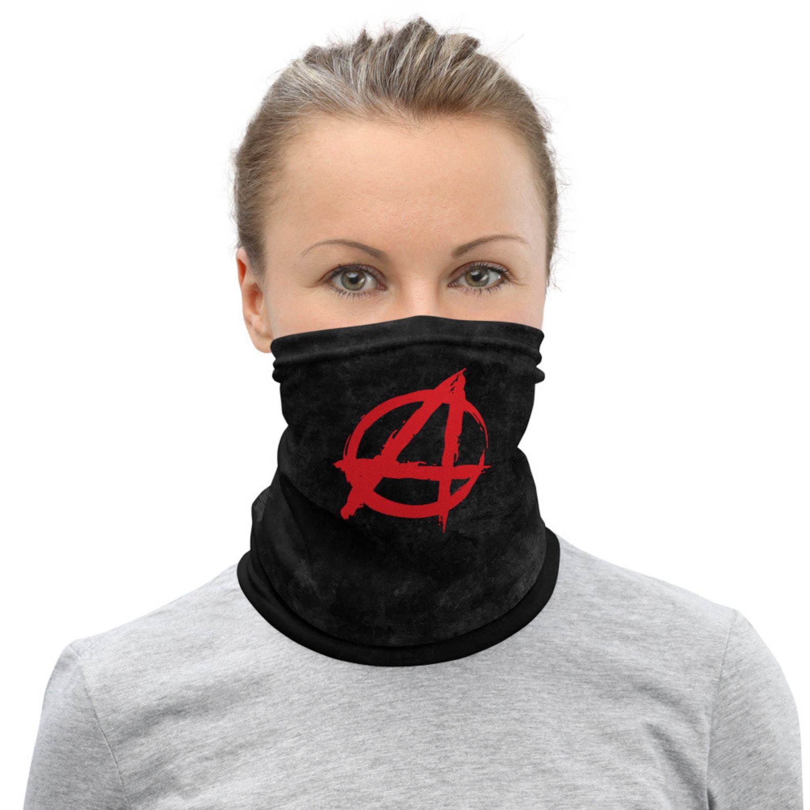 Anarchy Punk Rock Washable Face Mask Neck Gaiter - Etsy
