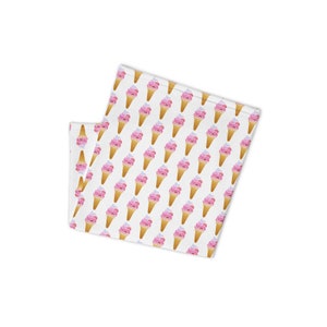 Ice Cream Cone Washable Face Mask Neck Gaiter - Etsy