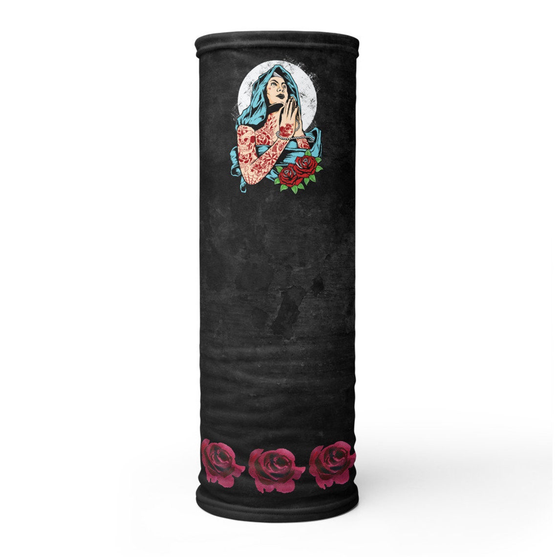 Virgin Mary With Tattoo's Washable Face Mask Neck Gaiter | Etsy