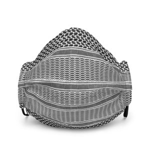 Keffiyeh Palestinian Washable Premium Face Mask Arab Scarf | Etsy