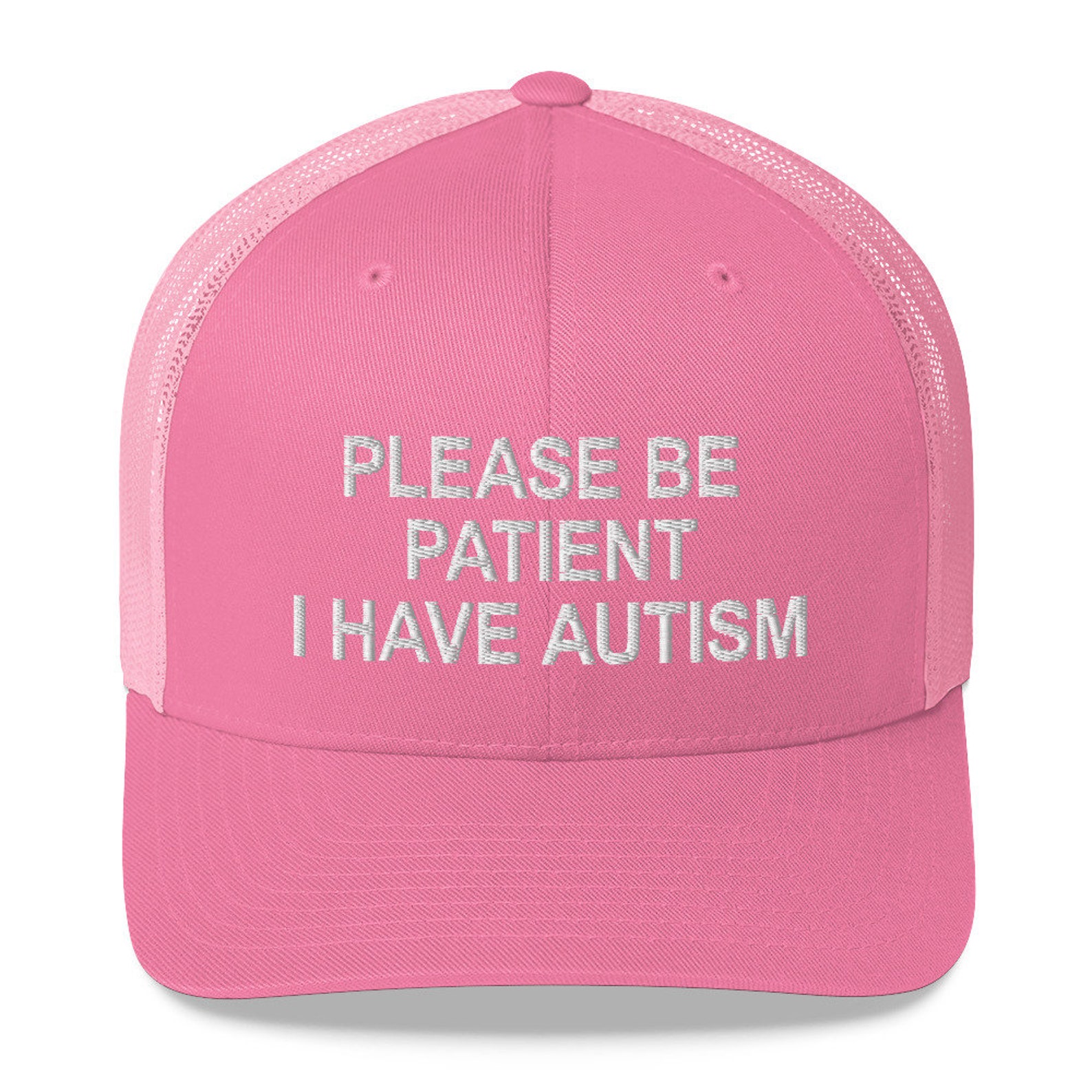 Please Be Patient I Have Autism Trucker Cap | Autism Awareness Hat ...