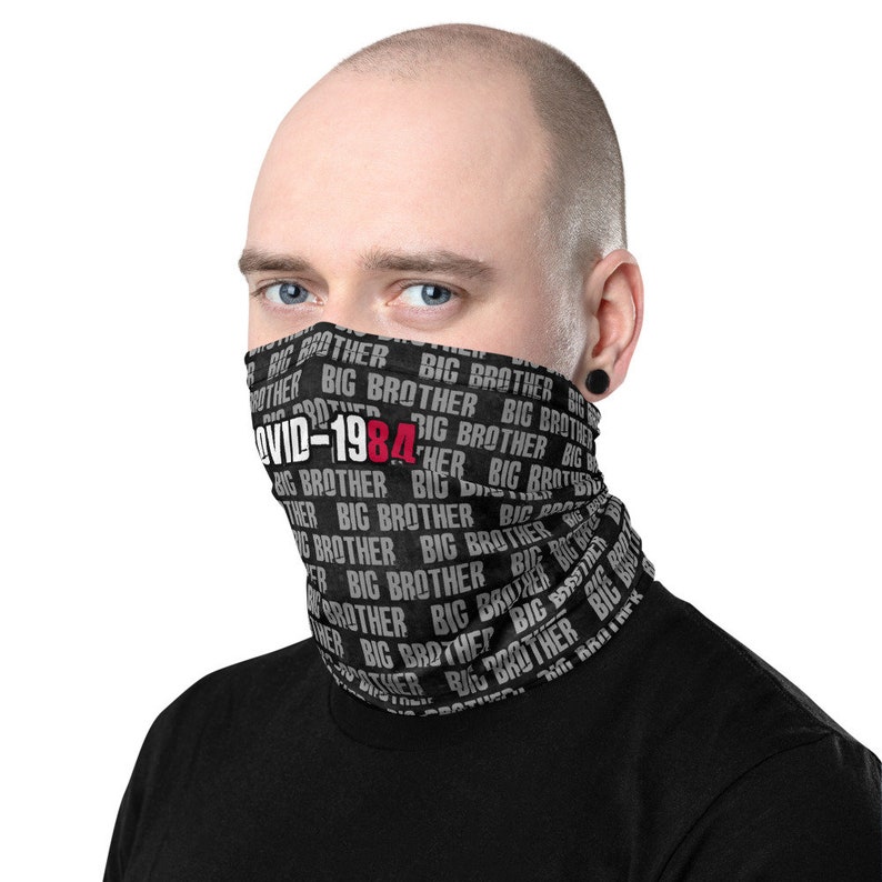 COVID-1984 Big Brother Washable Face Mask Neck Gaiter - Etsy