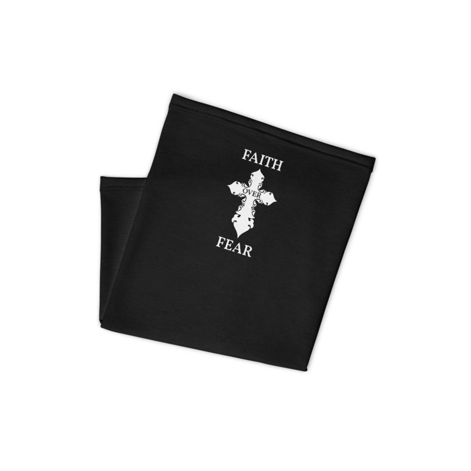 Faith Over Fear Washable Face Mask Neck Gaiter - Etsy