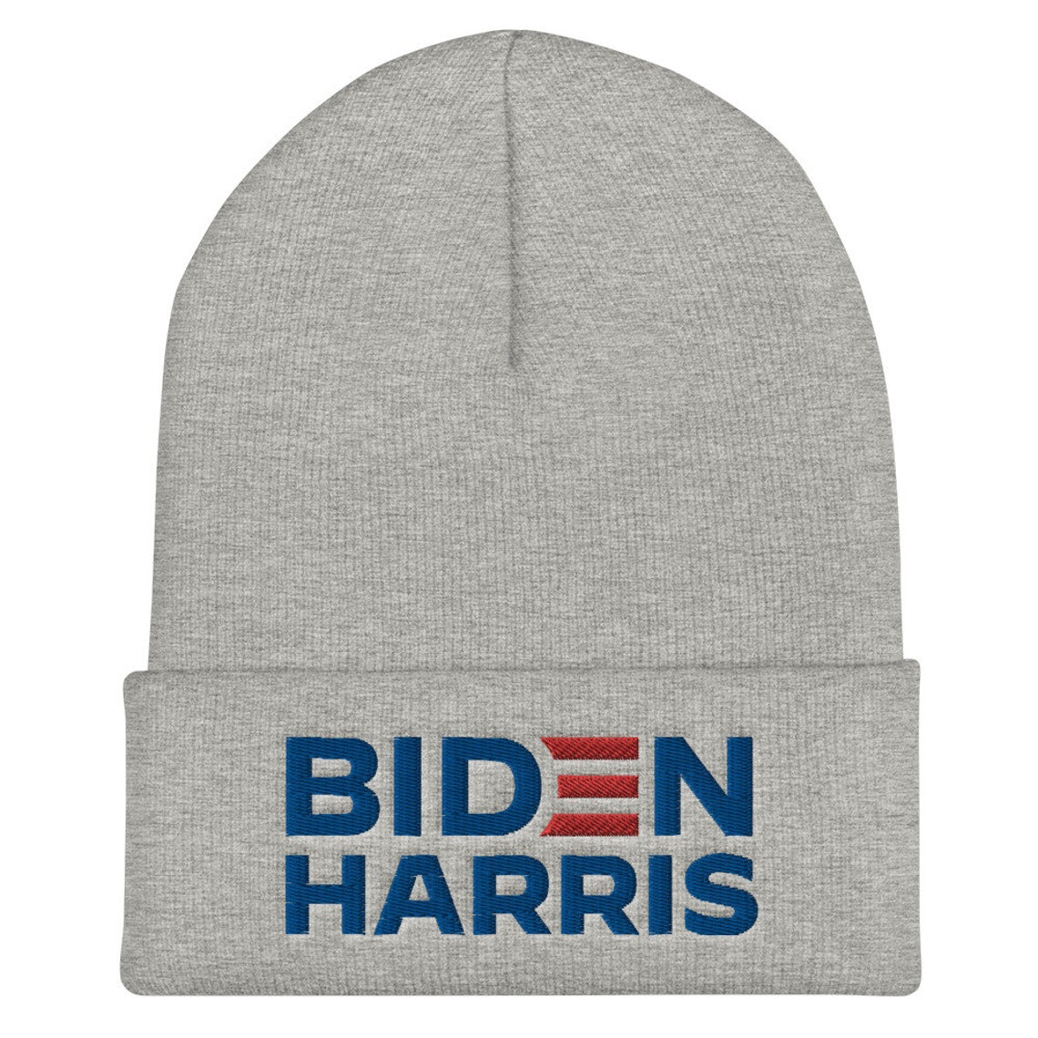 Biden Harris Embroidered Cuffed Beanie Knit Hat Joe Biden - Etsy