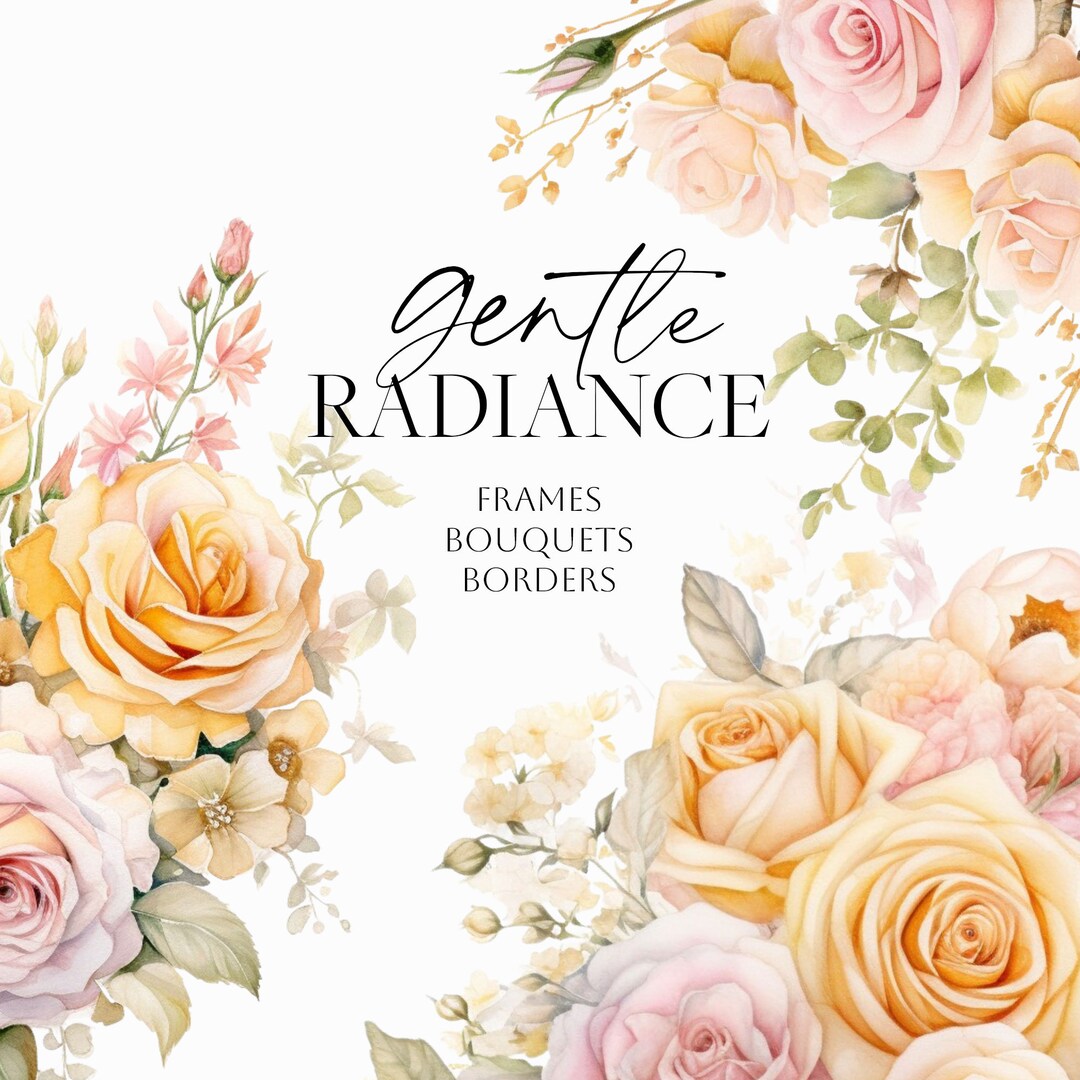 Watercolor Flowers Clipart - Summer Floral Clipart Png - Neutral ...