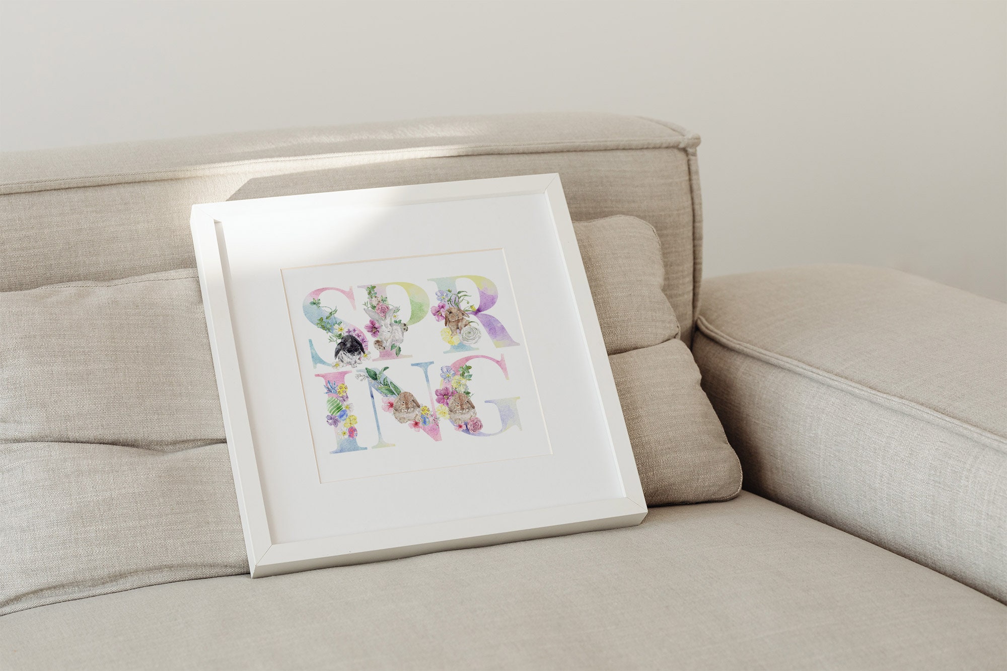 Cute Spring Watercolor Alphabet Pastel Flowers Pansies - Etsy