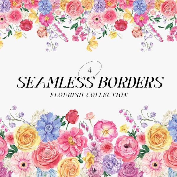 Bright Watercolor - Etsy