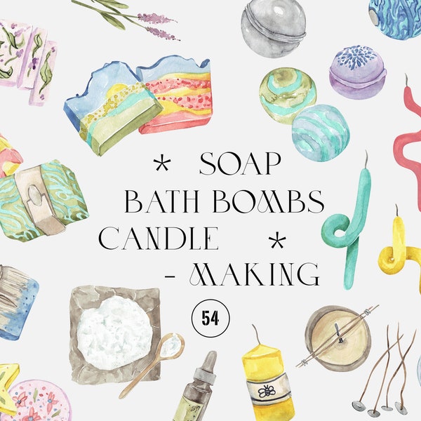 Candle Clipart - Etsy