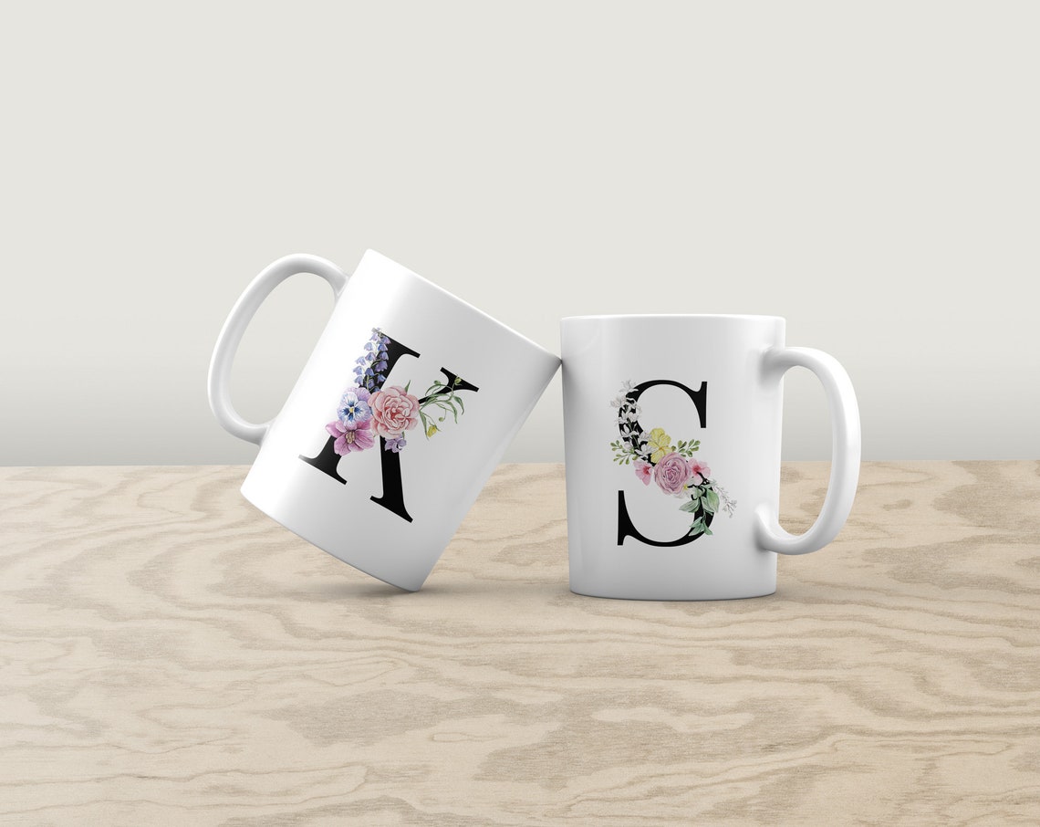 Cute Spring Watercolor Alphabet Clipart Pastel Flowers - Etsy