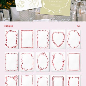 Whimsical Wedding Line Art SVG - Quirky Doodles Dolce Vita Wedding ...