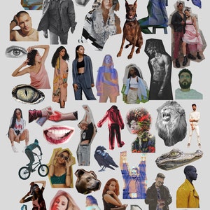 Anti-design Grunge Collage, Rebellious Collages DIY Clipart, Cut Out ...