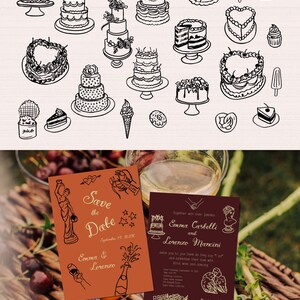 Whimsical Party Line Art SVG - Quirky Doodles - Dolce Vita Wedding ...