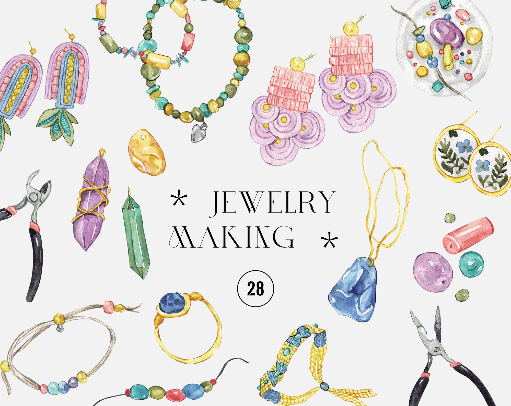 Jewelry Making Clip Art