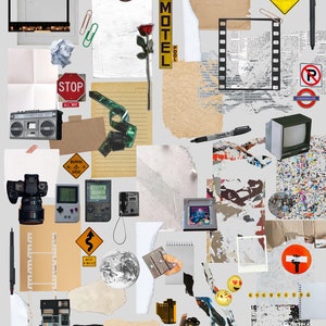 Anti-design Grunge Collage, Rebellious Collages DIY Clipart, Cut Out ...