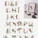Watercolor Christmas Alphabet, Holidays Letters and Numbers Clipart ...