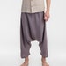 Linen Harem Pants Galife Trousers YOGA Wear UNISEX Drop Crotch Trousers ...