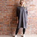Linen Tunic Dress , Oversized Tunic,charcoal Gray Plus Size Tunic ...