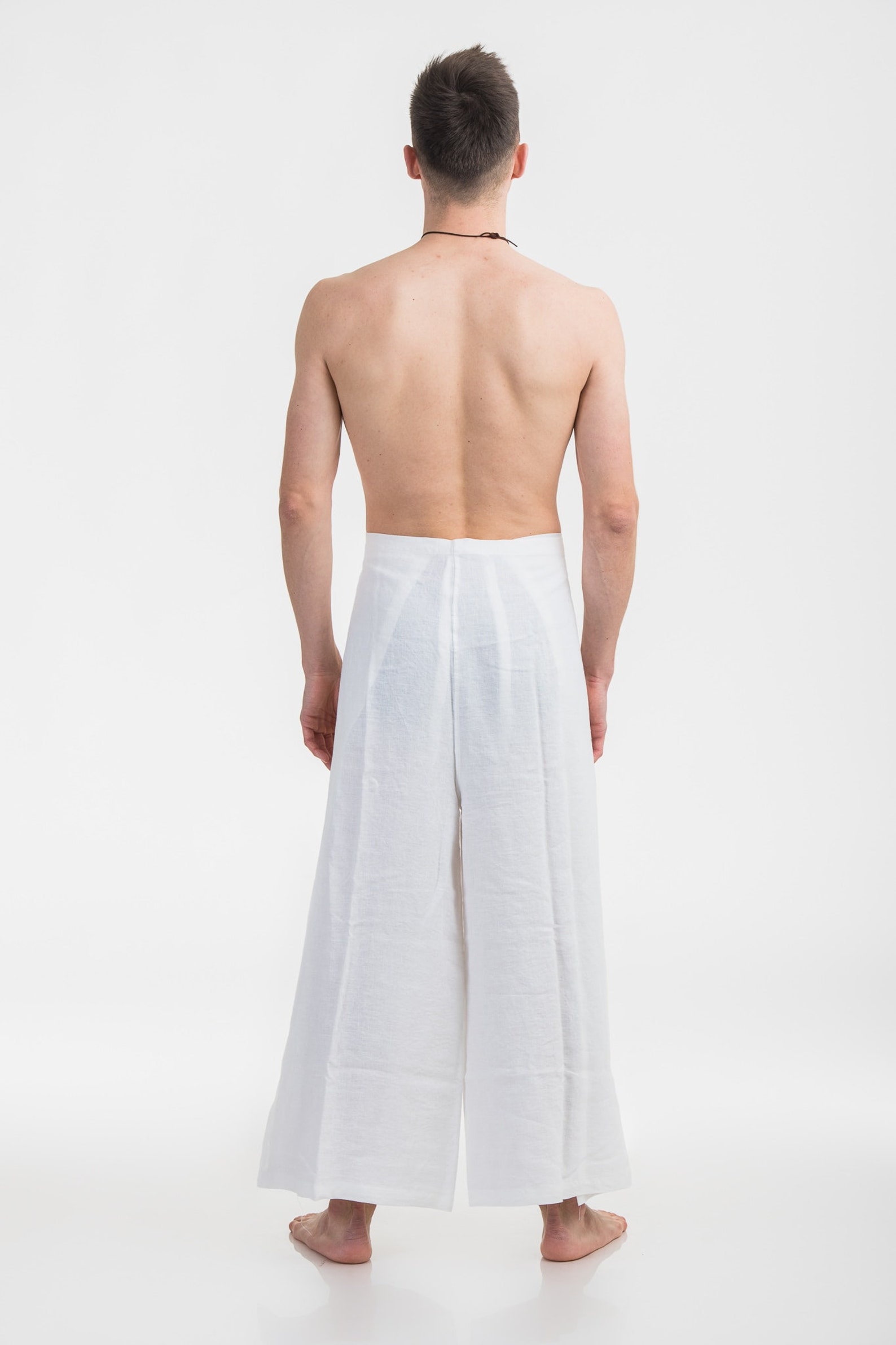 Linen Fishermen Pants Flax Wrap Pants Thai Fisherman Pants One Size ...