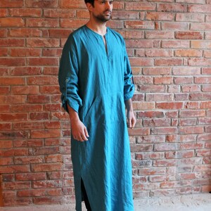 Mens Linen Tunic - Etsy