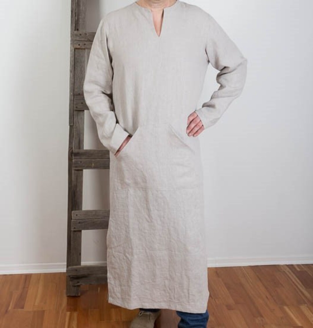 Homewear Linen Robe - Etsy