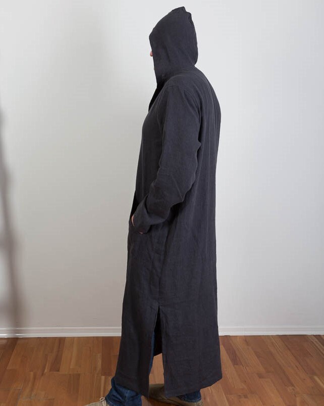 Long Shirt Homewear Hooded - Etsy Canada
