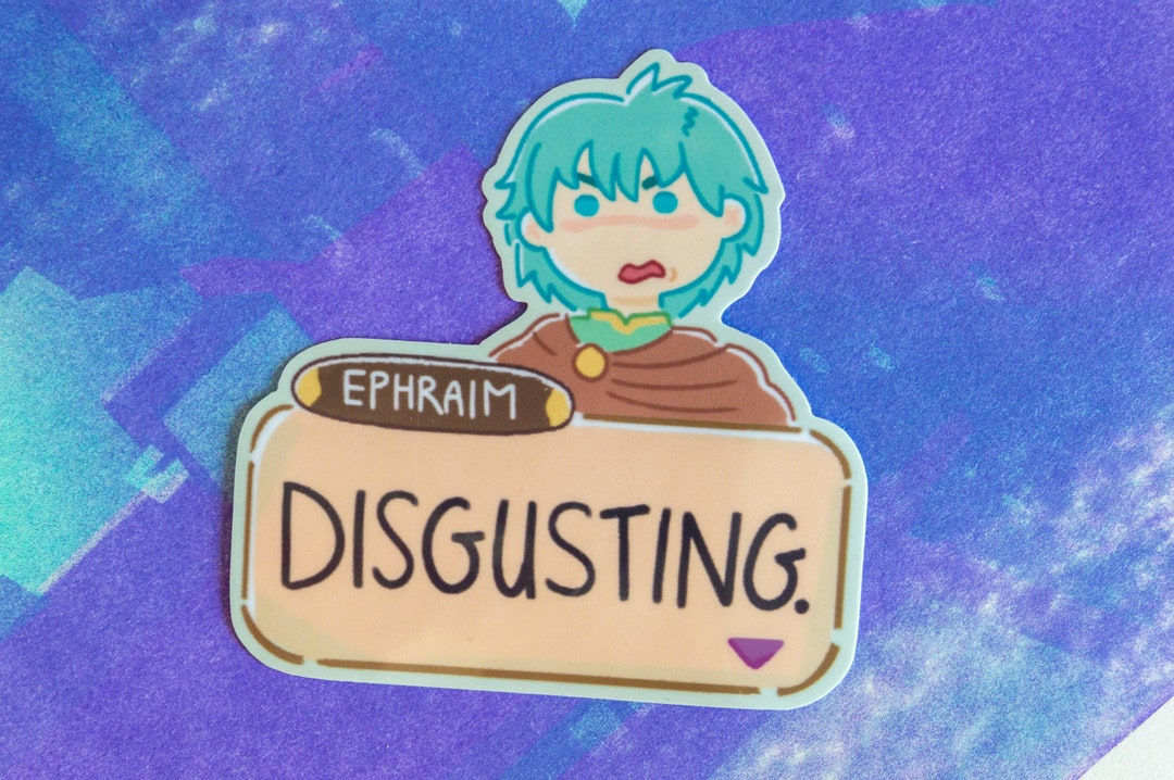 Ephraim Disgusting Meme Sticker - Etsy