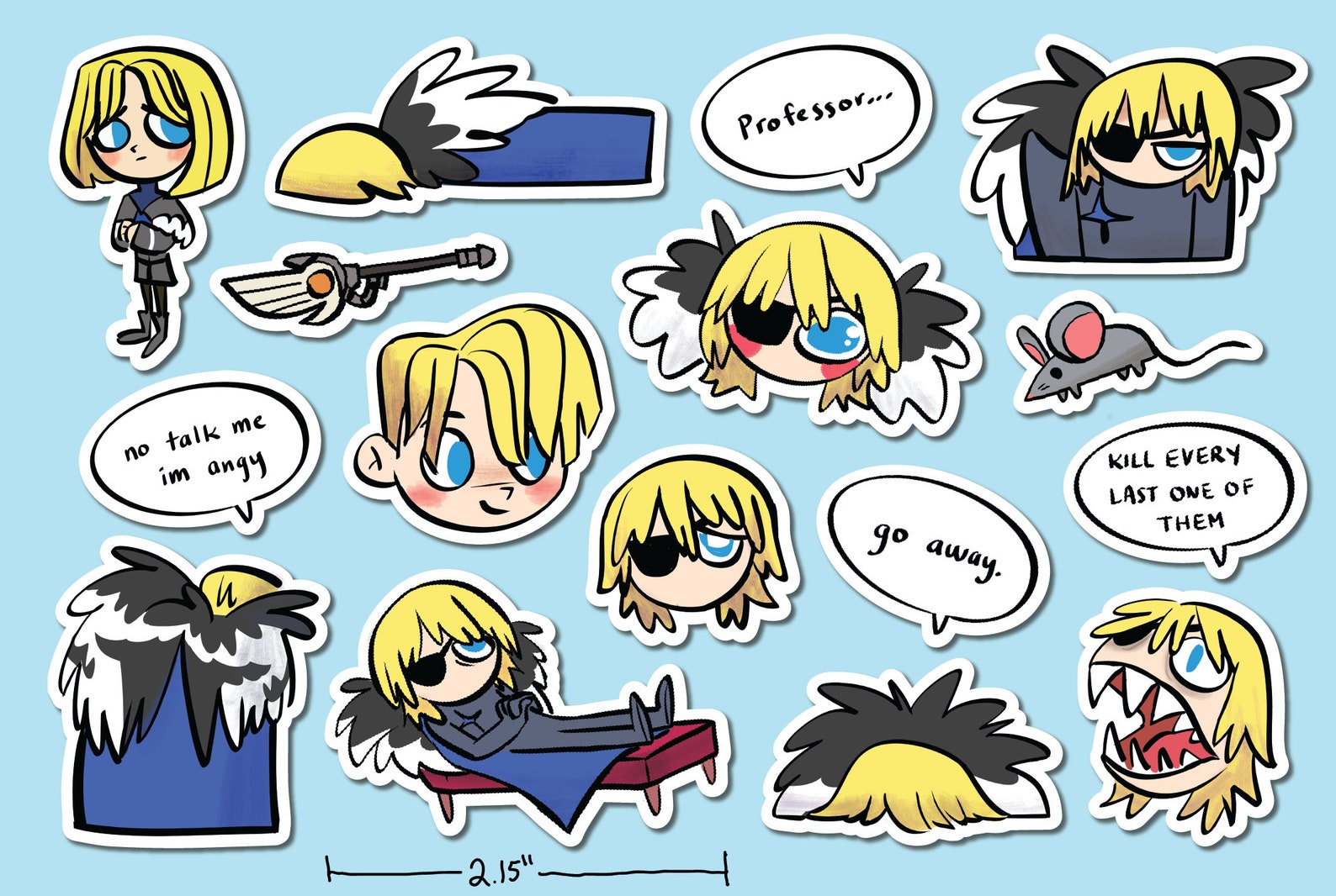 FE3H Meme Sticker Sheets / Magnets Dimitri Claude Edelgard - Etsy