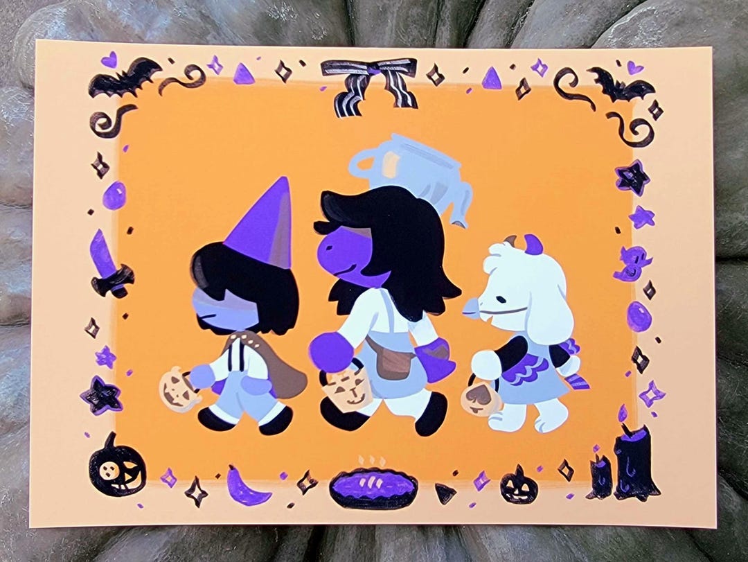 Deltarune X OTGW Print - Etsy