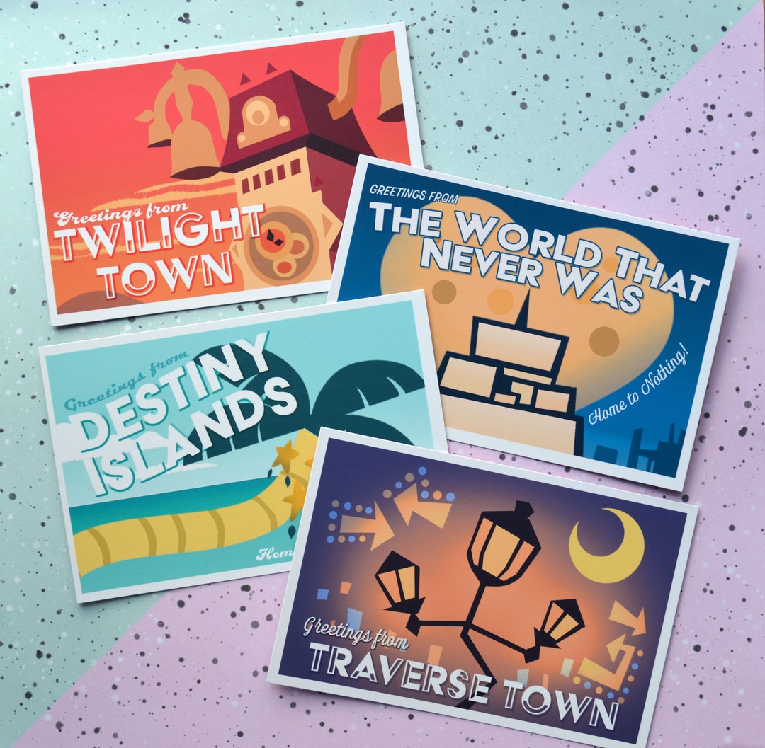 KH Travel Postcards !NEW DESIGN Added! - Etsy