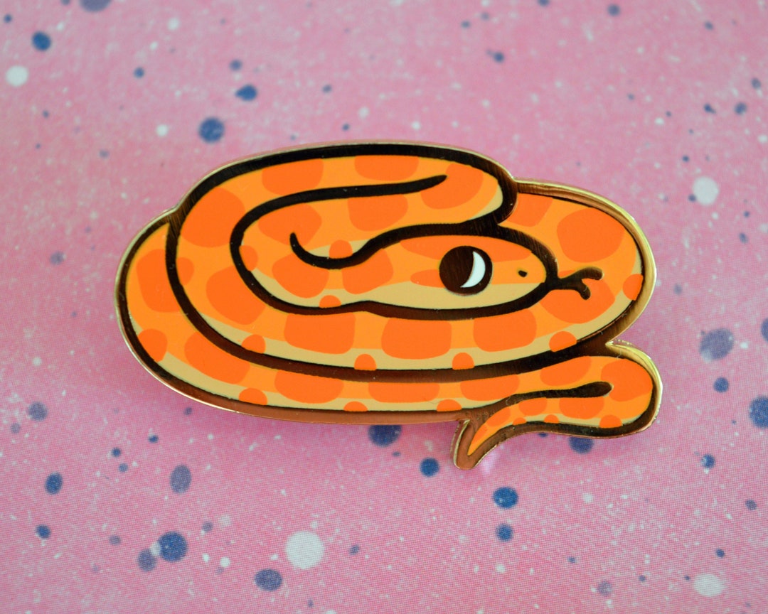 Corn Snake Enamel Pin - Etsy