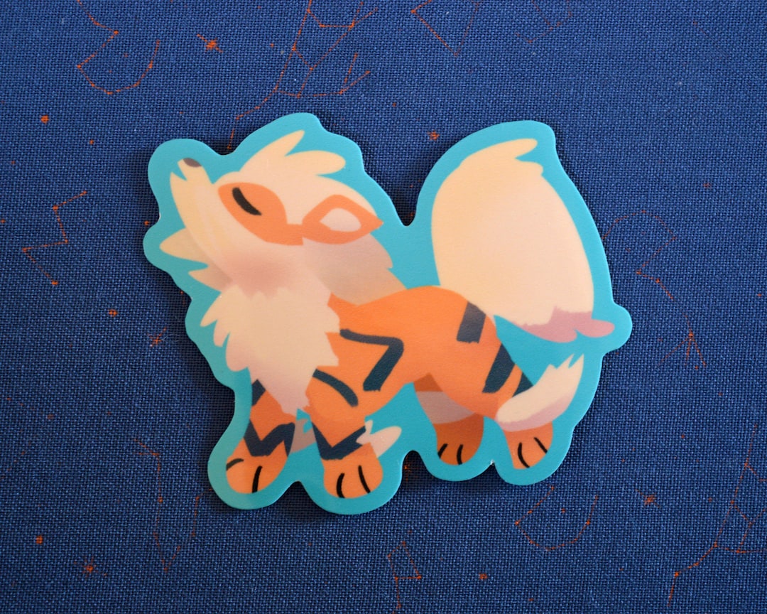 Arcanine Awoo Sticker - Etsy