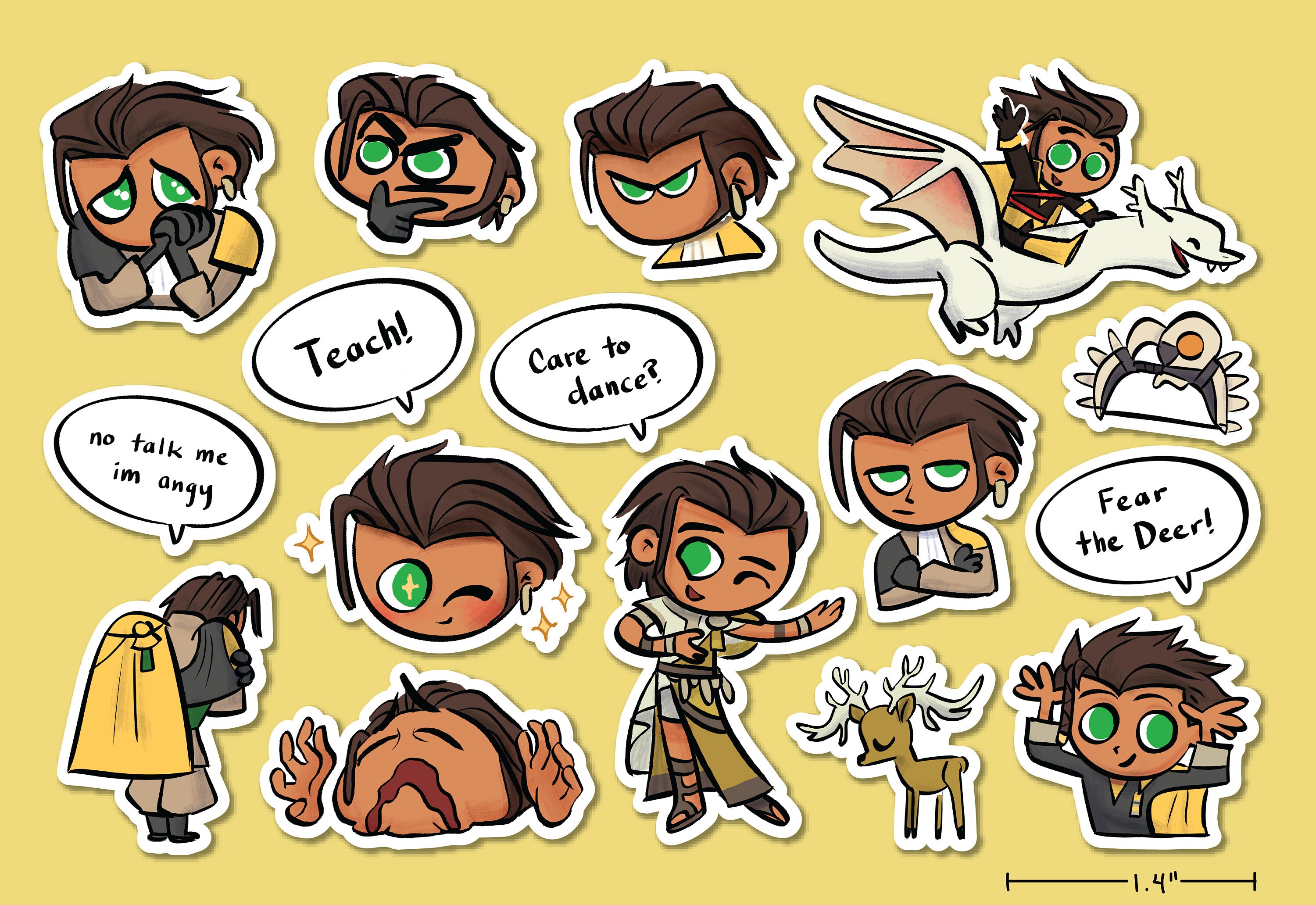 FE3H Meme Sticker Sheets / Magnets Dimitri Claude Edelgard - Etsy
